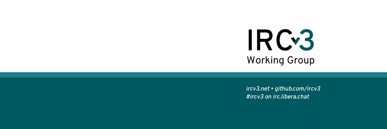 IRCv3 (@ircv3@mastodon.social) - Mastodon