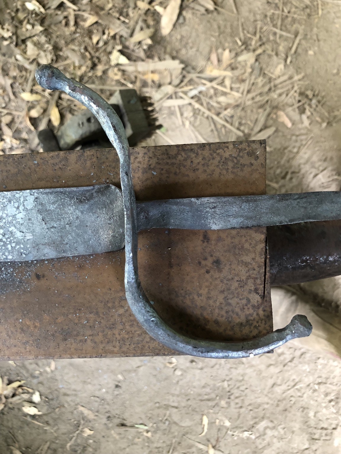 David de Groot 𓆉: "More progress. Forged in the bevels on the tip, s ...