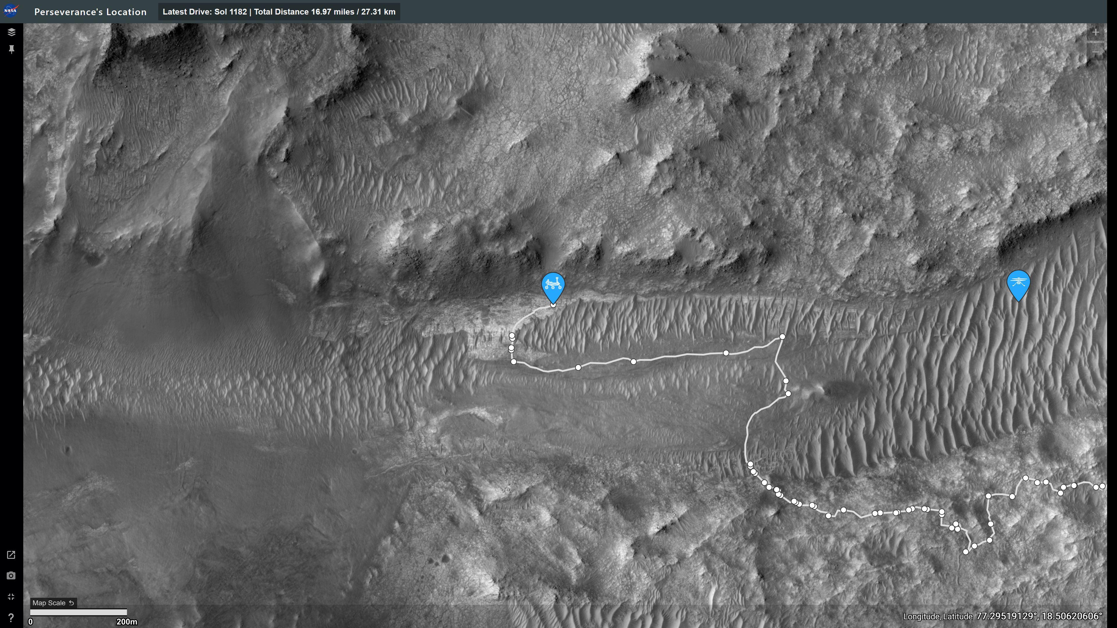 Daniel Pomarède Sol 1182 Perseverance On The Move Eastward Ht
