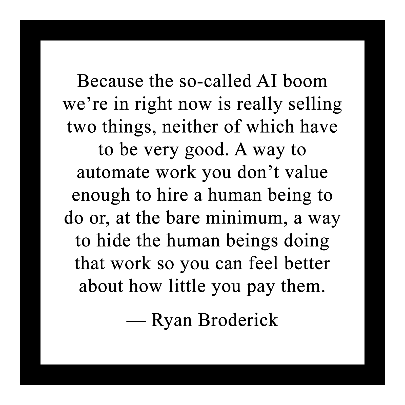 Dave Underwood: "Ryan Broderick on what the AI boom we're in right ...