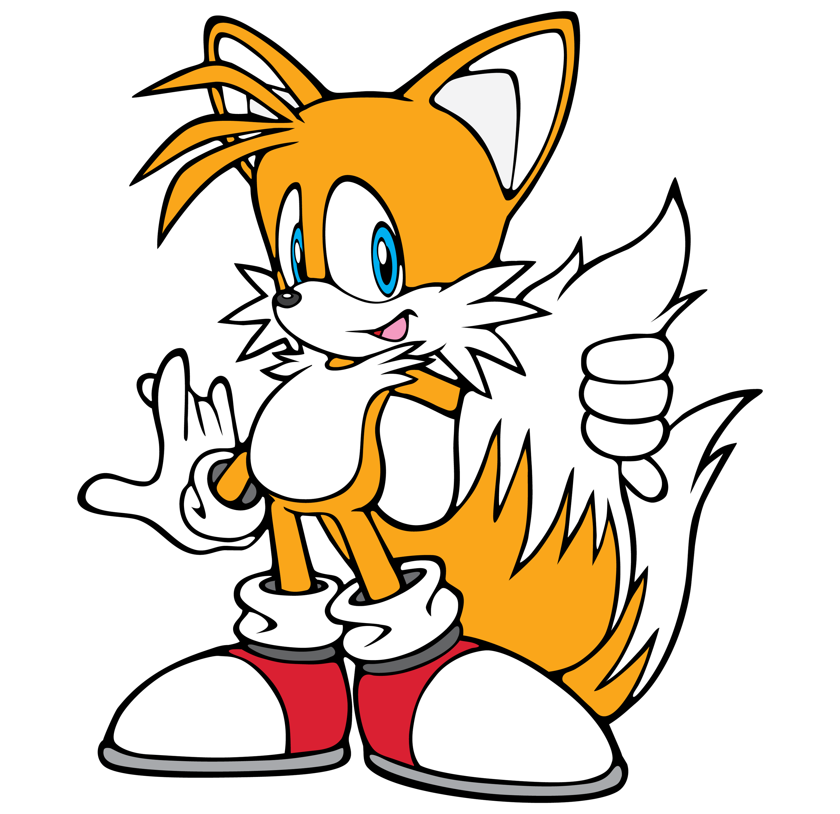 Sonic The Hedgeblog: "Tails artwork, from 'Sonic Advance'. This include ...