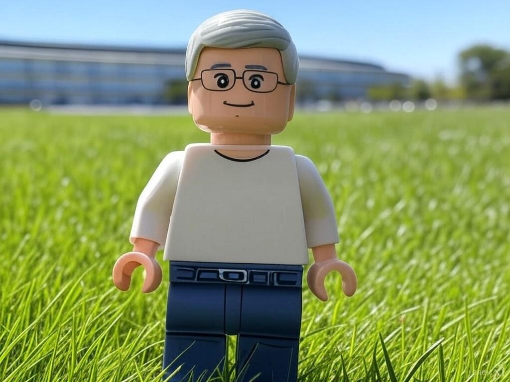 BasicAppleGuy: "LEGO Tim Cook & Steve Jobs mini figures." - Mastodon