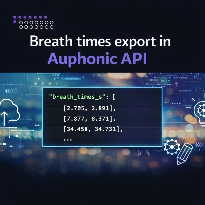 Auphonic: "Exact breath times are now available via the Auph…" - Mastodon